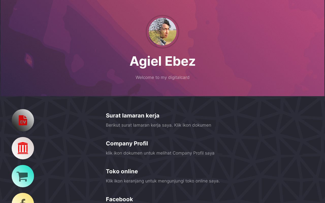 Digital Card Agil Ebez